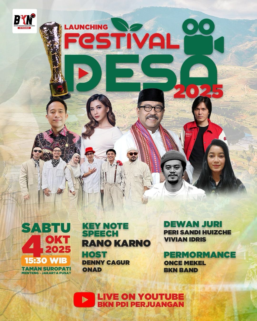 LAUNCHING FESTIVAL DESA 2025 – Di Atas Tanah Kita Berdiri, Dari Desa ...